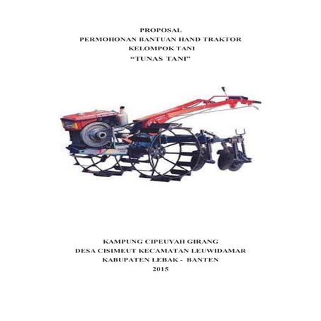 Proposal hand traktor ok | DOCX