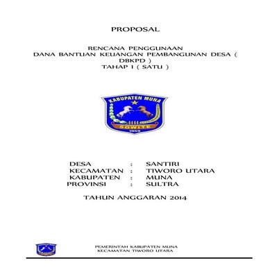 Kuesioner SGDs Desa Insana Barat Tingkat Desa | DOCX