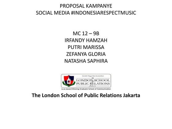 Contoh proposal public relations | PDF