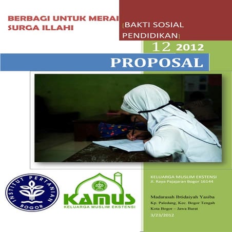 Proposal kamus baksos | DOC