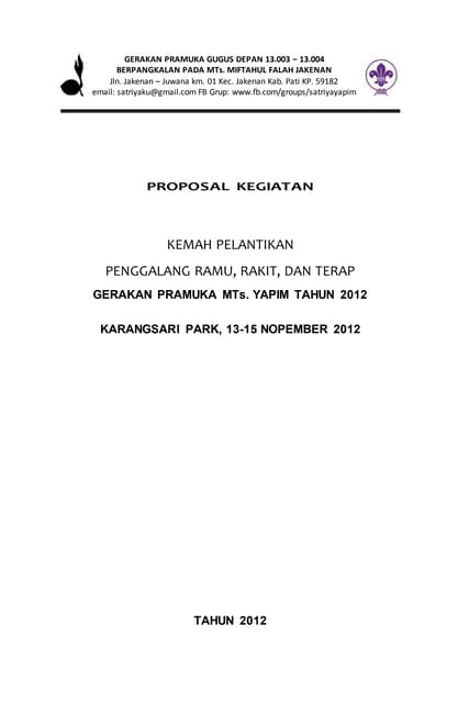 Proposal Persari | DOC