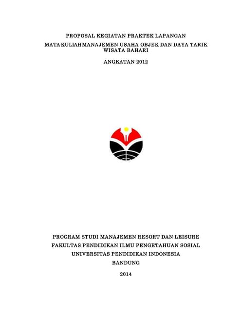 Contoh Proposal PKMK | PDF