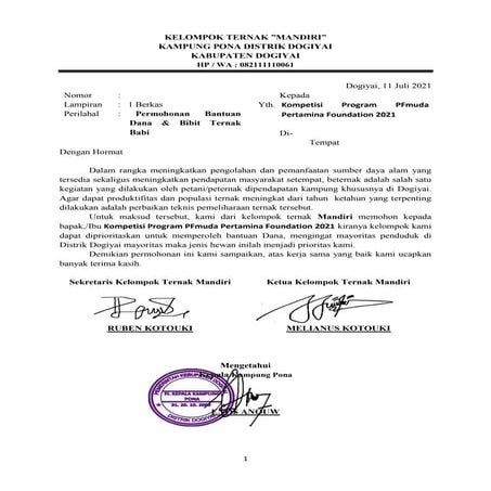 Contoh Proposal Usaha Budidaya Ayam Petelur | KEWIRAUSAHAAN | DOCX