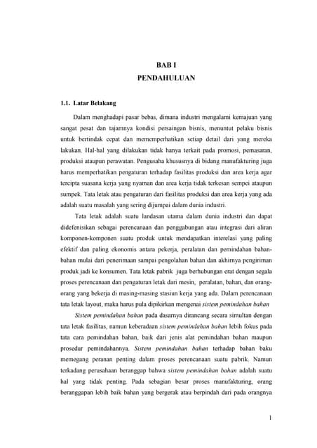 contoh proposal Tugas Akhir evaluasi alat gali muat dan alat angkut bab ...