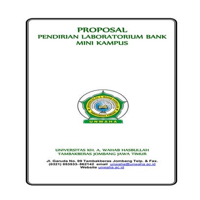 Proposal lab bank mini | PDF