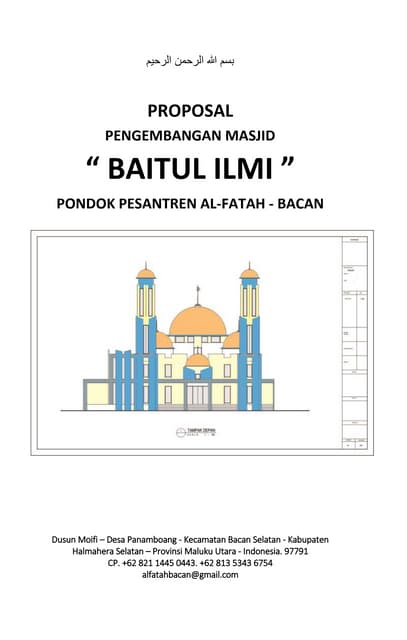 Proposal pembangunan-musholla | PDF