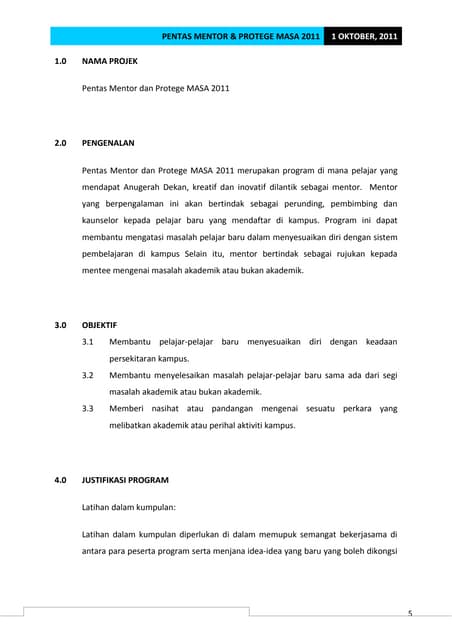 Laporan kem kepimpinan | PDF