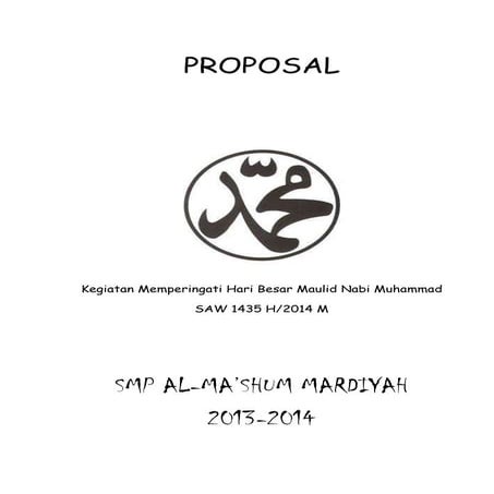 Proposal muludan mm | DOCX