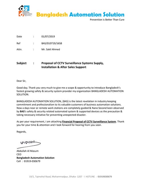 Letter of Acceptance | DOCX