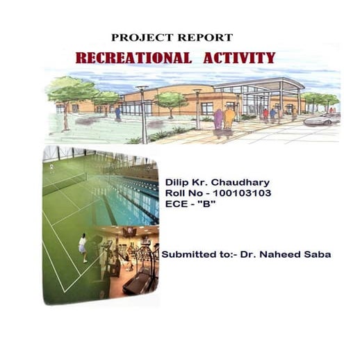Recreational activities... | PPTX