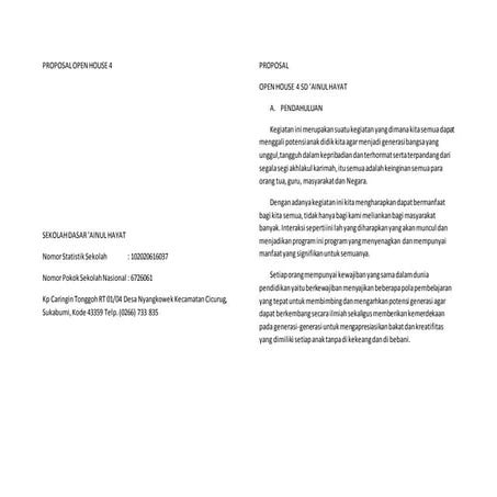 Proposal open house 4 | DOCX