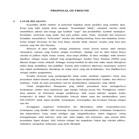 Proposal out bond | DOCX