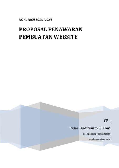 Proposal Proyek Aplikasi Web Percetakan | PDF