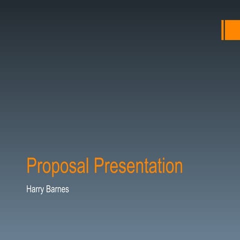 Proposal presentation | PPT
