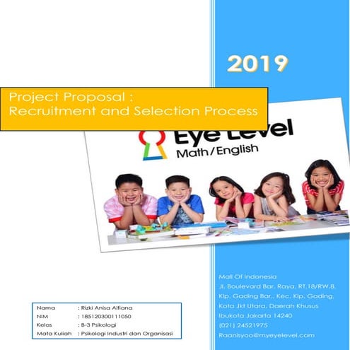 Proposal Project: Recruitment & Selection Process | PDF