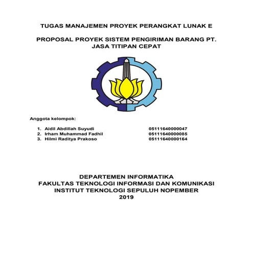 Proposal proyek mppl | PDF