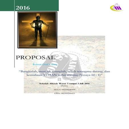 Proposal retreat god's army | DOCX