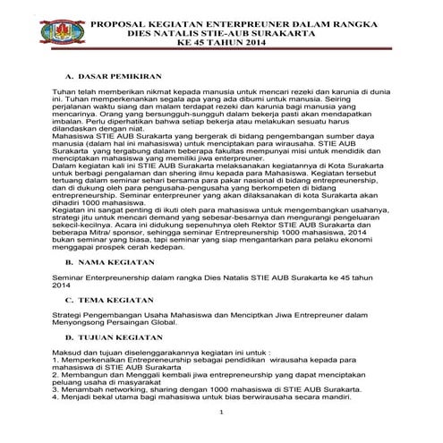 Contoh Proposal | PDF