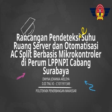 Rancangan Sistem Pendeteksi Suhu dan Otomatisasi AC Split Berbasis ...
