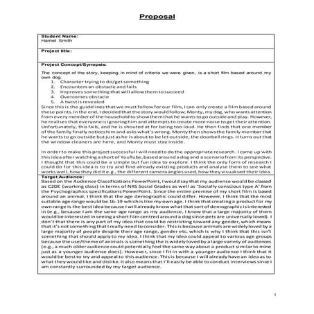 Proposal (task 6) | PDF