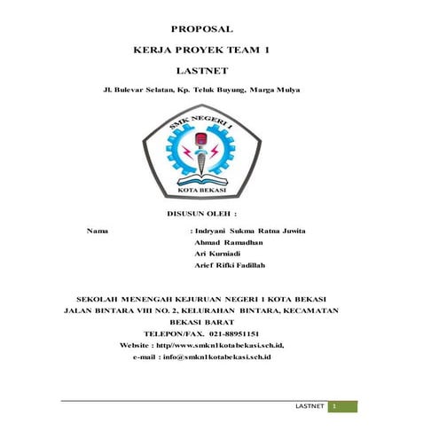 Proposal warnet | DOCX