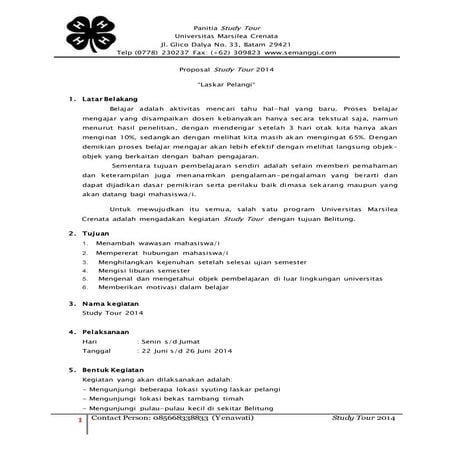 Proposal wisataaa | PDF