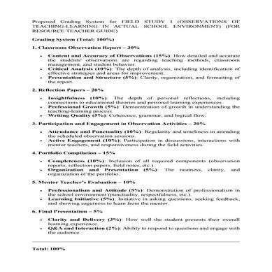 Proposed Grading System for FIELD STUDY I (1).pdf