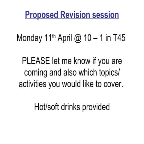 Proposed revision session | PPT