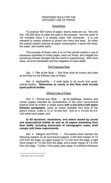 Efficient Use of Paper Rule | PDF