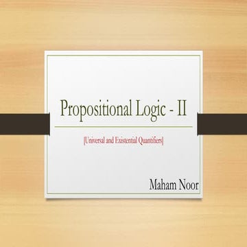 Propositional Logicpptx Discrete Mathmatics Ppt