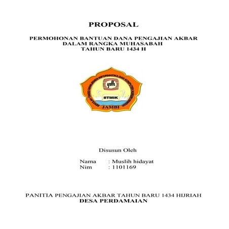 Contoh proposal kegiatan pmr | DOCX