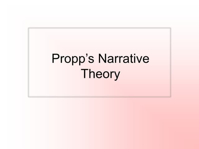 Vladimir propp’s theory in Shrek | PPTX | Fantasy | Genres