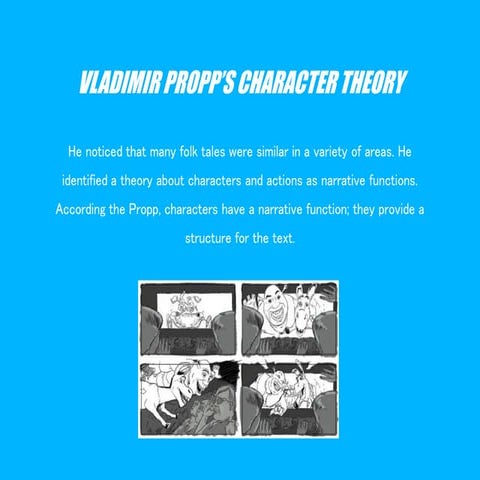 VladimiVladimir Propp's 7 Character Types and Their Relation to Our ...