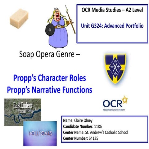 Propp's Character Roles and Narrative Functions | PPT