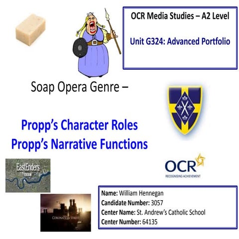 Propp's character roles and narrative functions | PPT