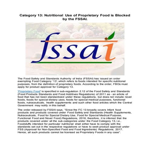 Food product category | PDF