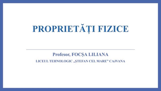 Fizica recapitulare | PPTX