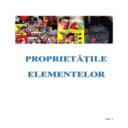 Proprietatile elementelor | PDF