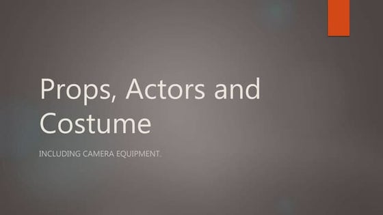 Male costume research | PPT