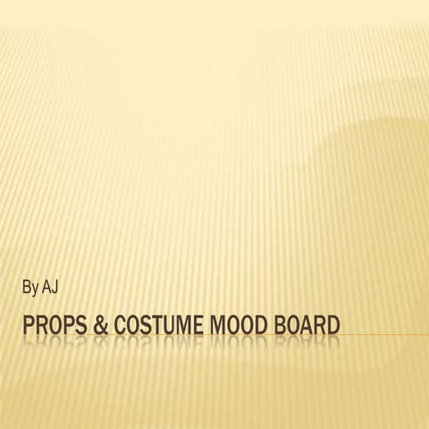 Props & costume mood board | PPTX | Women\'s Clothing | Women\'s Fashion