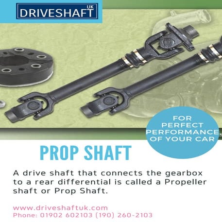 Prop shaft | PDF