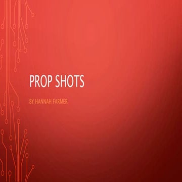 Props presentation | PPTX