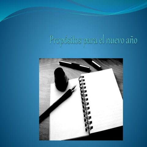 propositos para el año nuevo | PPT