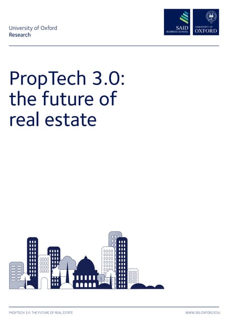 PropTech: The Future of Real Estate | PPTX