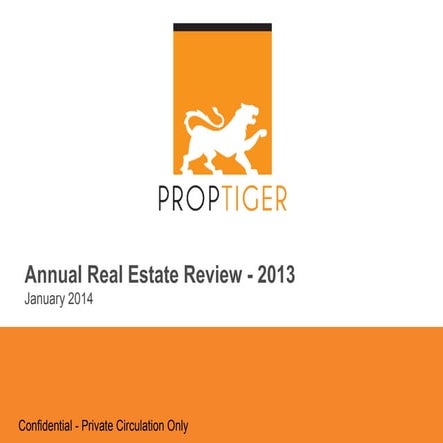 Proptiger Annual Review 2013 | PDF