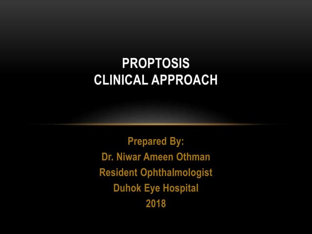 Shor notes in Orbit for medical students | PPTX