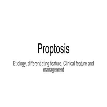Proptosis.pptx