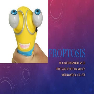 Proptosis presentation.pptx powerpointtt | PPTX