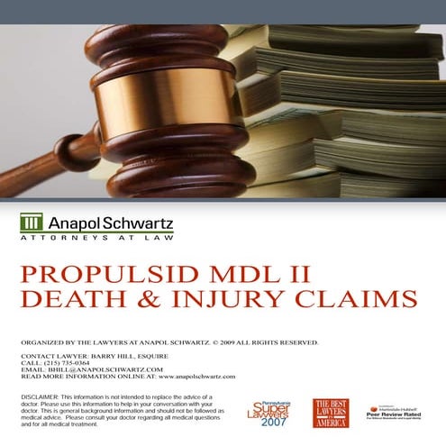 Propulsid Mdl | PDF | Business | Business and Finance