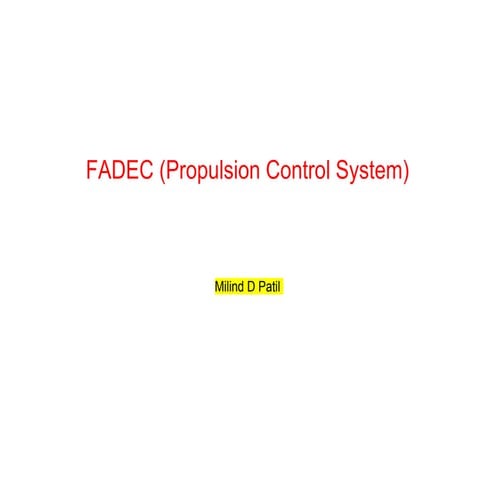 Propulsion control system | PPT